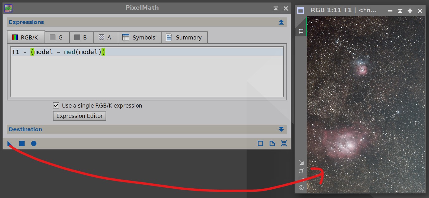 Vicent Peris氏考案ののMultiscale Gradient Correctionを試してみました - 天文はかせ幕下
