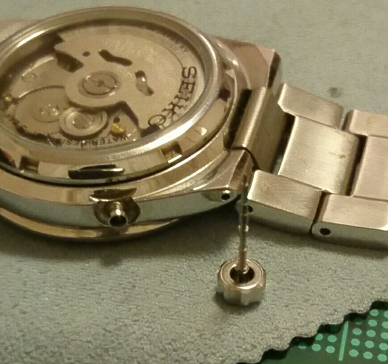 SNKE01とSNKD97のリューズ交換 その2 - snkd97’s blog(G/N design)