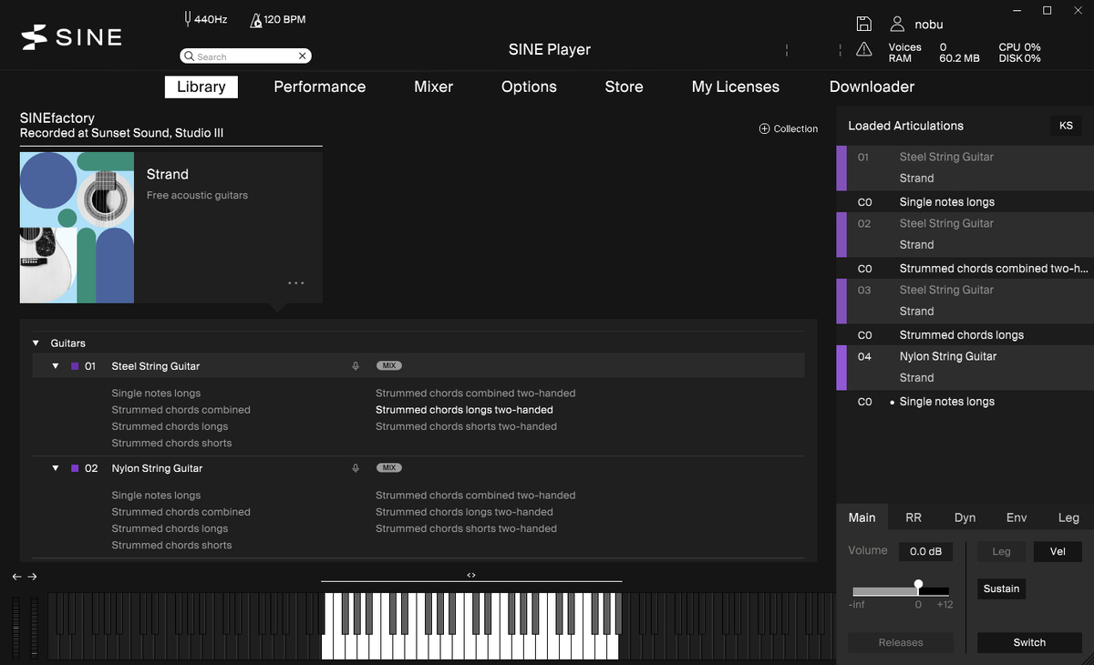 アコースティックギター音源「Strand」 - Snon Labo