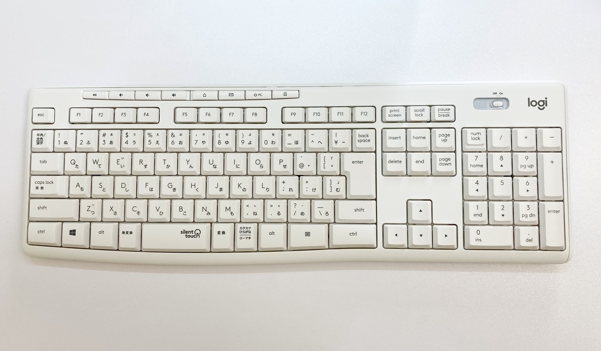 ロジクール ワイヤレスキーボード K295OW レビュー【キーボードの旅その1】 - TEMA-NUKI Days