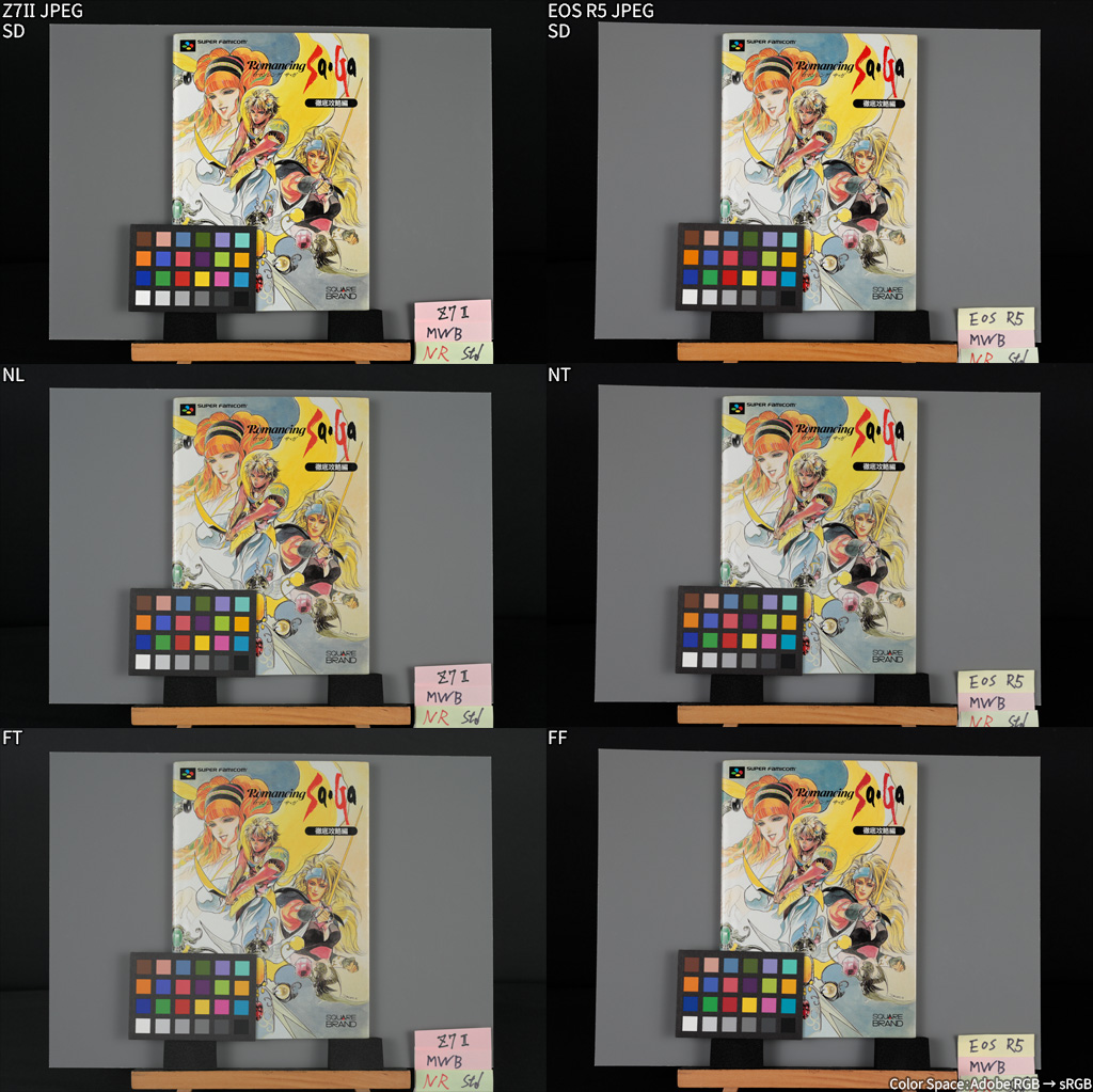 Z7II review - color test vs Z5 & EOS R5 - snowfallのメモ帳