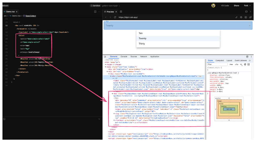 MUI で Select の border を変えました - そばちゃ