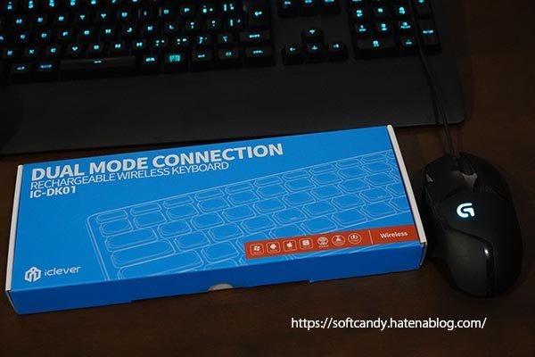 3千円以下でこの性能！iClever 『Bluetoothキーボード IC-DK01』（感想レビュー） - softcandy’s blog