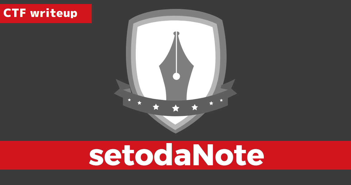 RITSEC CTF 2019 Writeup - setodaNote