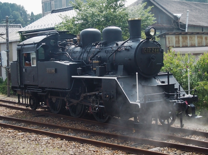 明智鉄道「C12 244」復活運転 - soma_sunのブログ