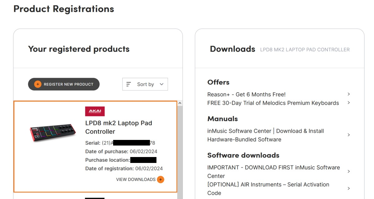 AKAI LPD8 mk2の初期設定 - sorapooのブログ