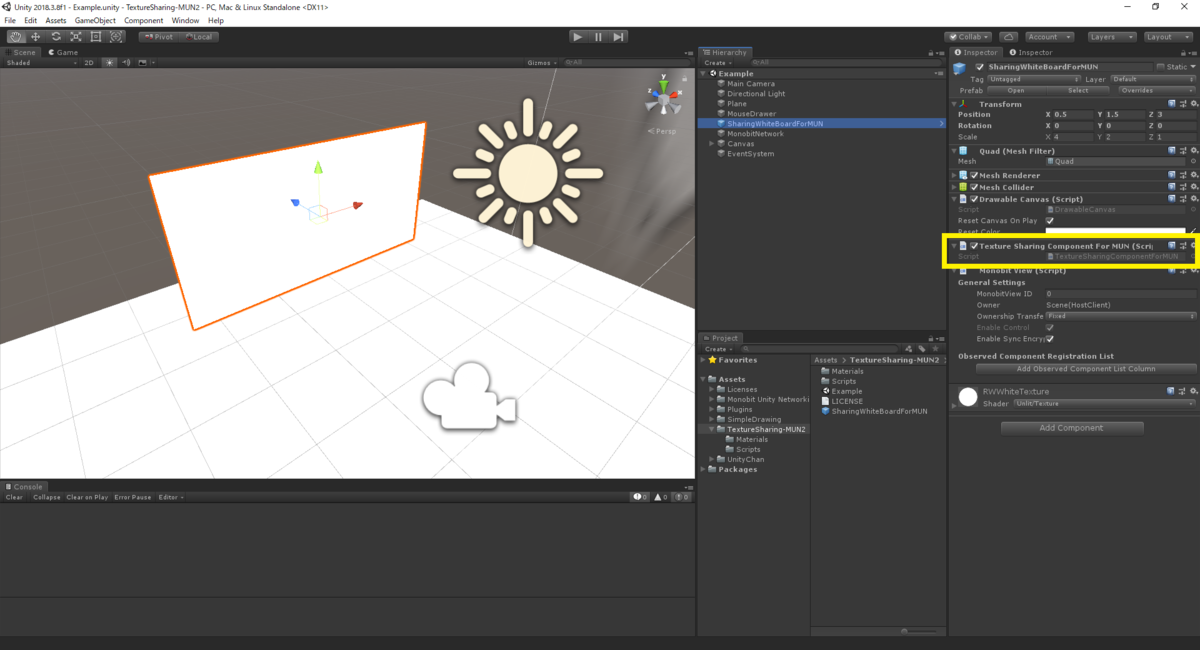 Monobit Unity Networking 2 (MUN2) のRPCを使ってテクスチャデータを送信する - Nabla Tech Lab