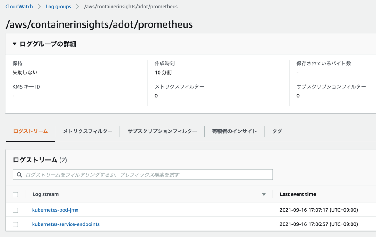 ADOTとContainer Insights Prometheusを試す - sotoiwa’s blog