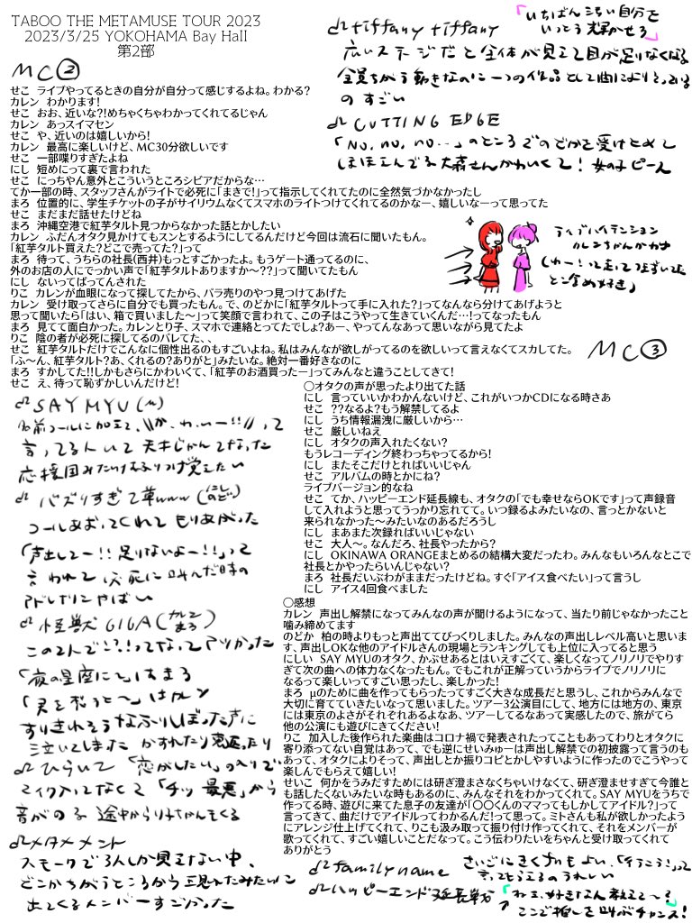 METAMUSEレポ（2023） - あんらくし