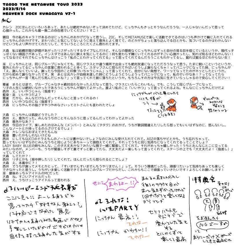 METAMUSEレポ（2023） - あんらくし