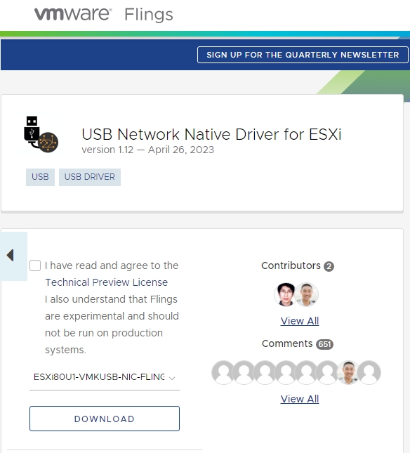 USB NICドライバを追加したESXi7のCustom Imageを作成する手順 - そういうのがいいブログ