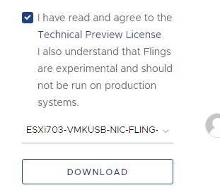 USB NICドライバを追加したESXi7のCustom Imageを作成する手順 - そういうのがいいブログ