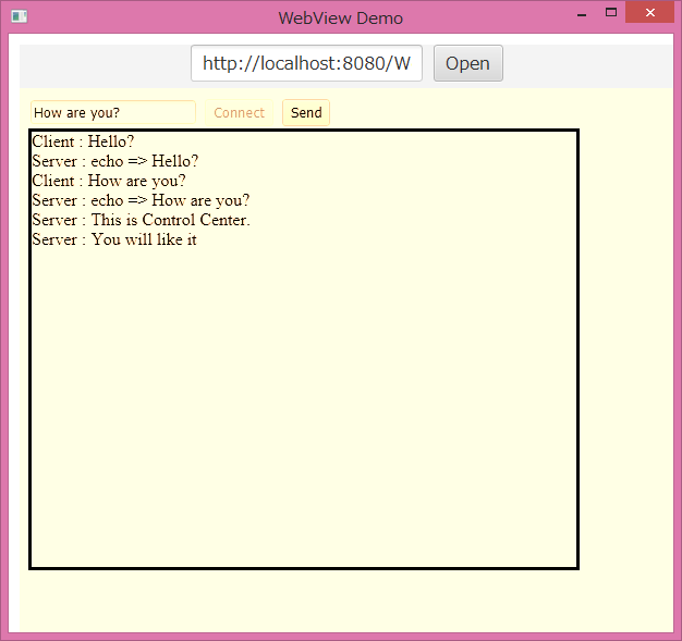 JavaFX: WebViewってWebSocket使えるの? - from The Edge of the (Java) World
