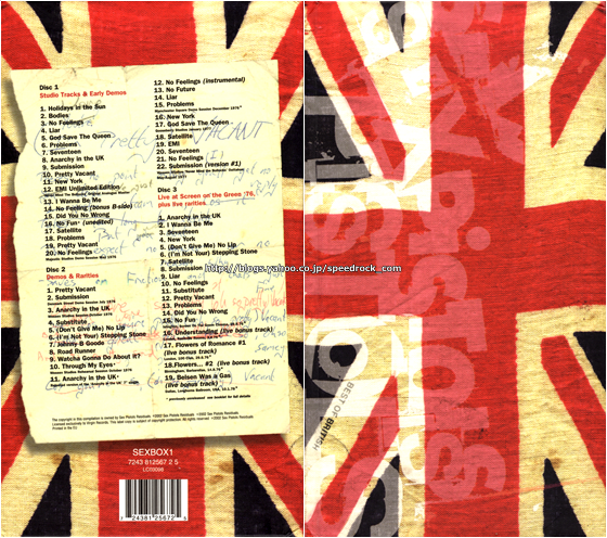 Sex Pistols Sex Pistols Box Set Sexbox1 7243 812567 2 5 Punk Cd Shop