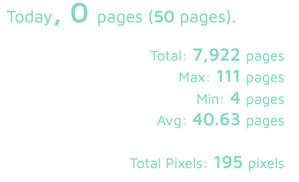 それPixelaでも出来るよ - 'sqr'atch-note