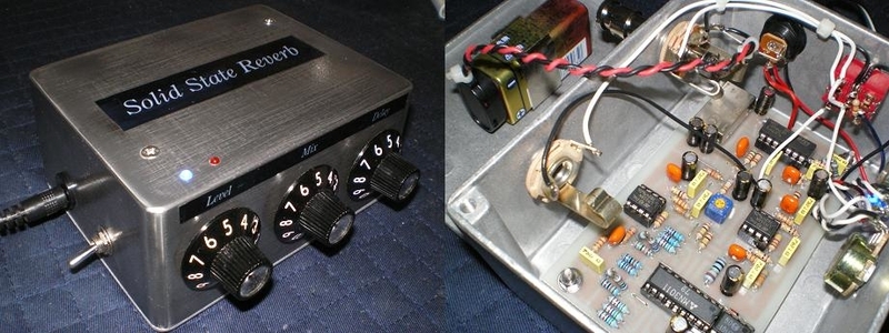☆SOLID STATE REVERB（完成!!!）☆ - SHA-KE'S Blog ※ギター改造と自作エフェクター※