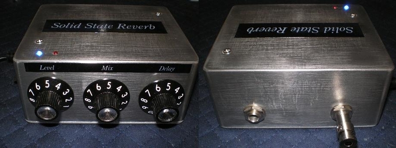 ☆SOLID STATE REVERB（完成!!!）☆ - SHA-KE'S Blog ※ギター改造と自作エフェクター※