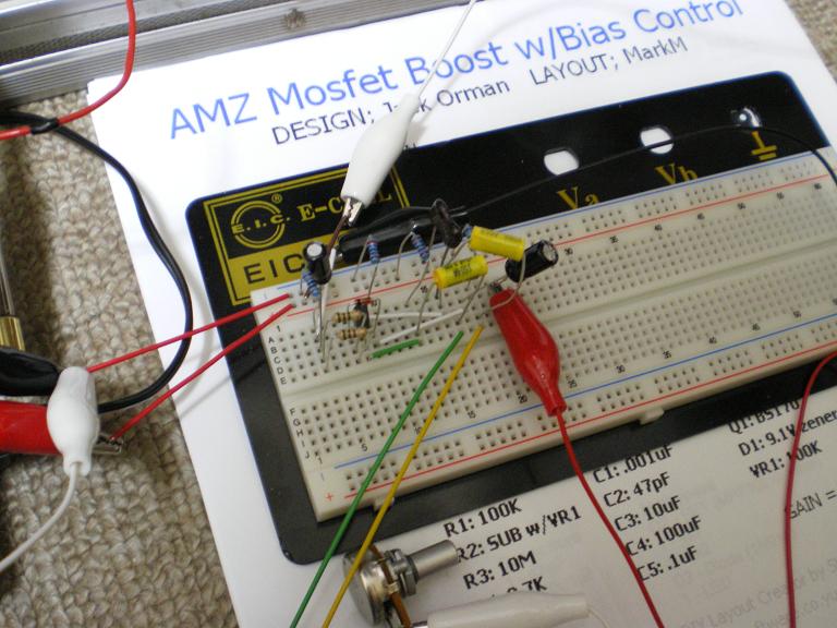 ☆AMZ Mosfet Boost w/Bias Control☆ - SHA-KE'S Blog ※ギター改造と自作エフェクター※