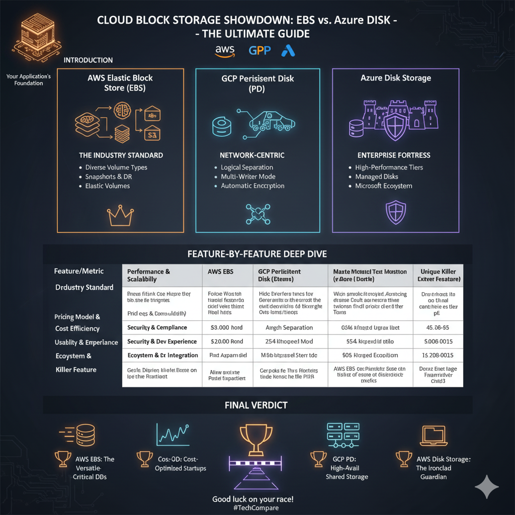 AWS EBS vs GCP Persistent Disk vs Azure Disk Storage: あなたのデータ基盤、最強の一手はどれだ？ - okpy