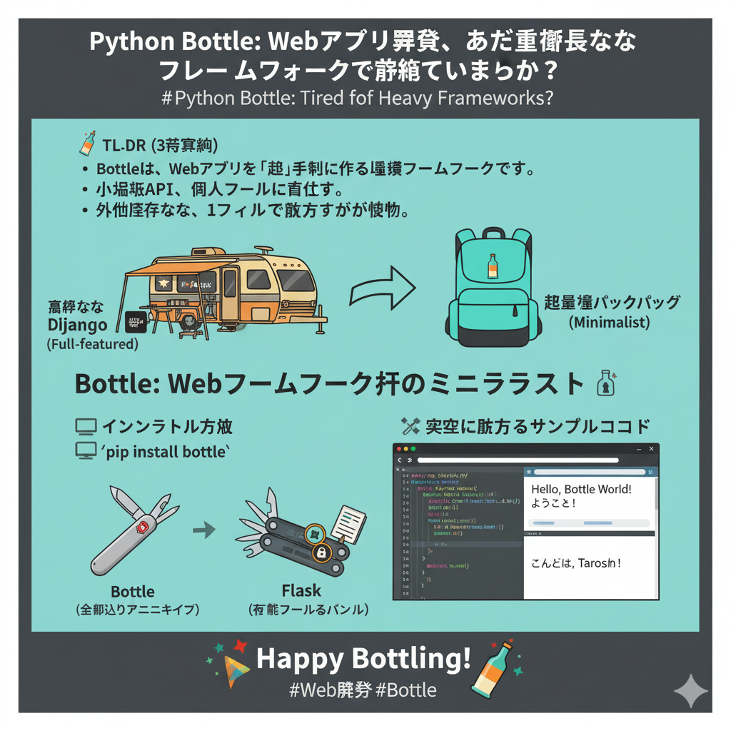Bottle: Pythonの手軽なフレームワーク - okpy
