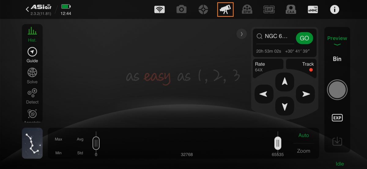 ASIAIR PLUS + SYnScanPro(EQ5GOTO-W)の接続方法 - しゅみろぐ