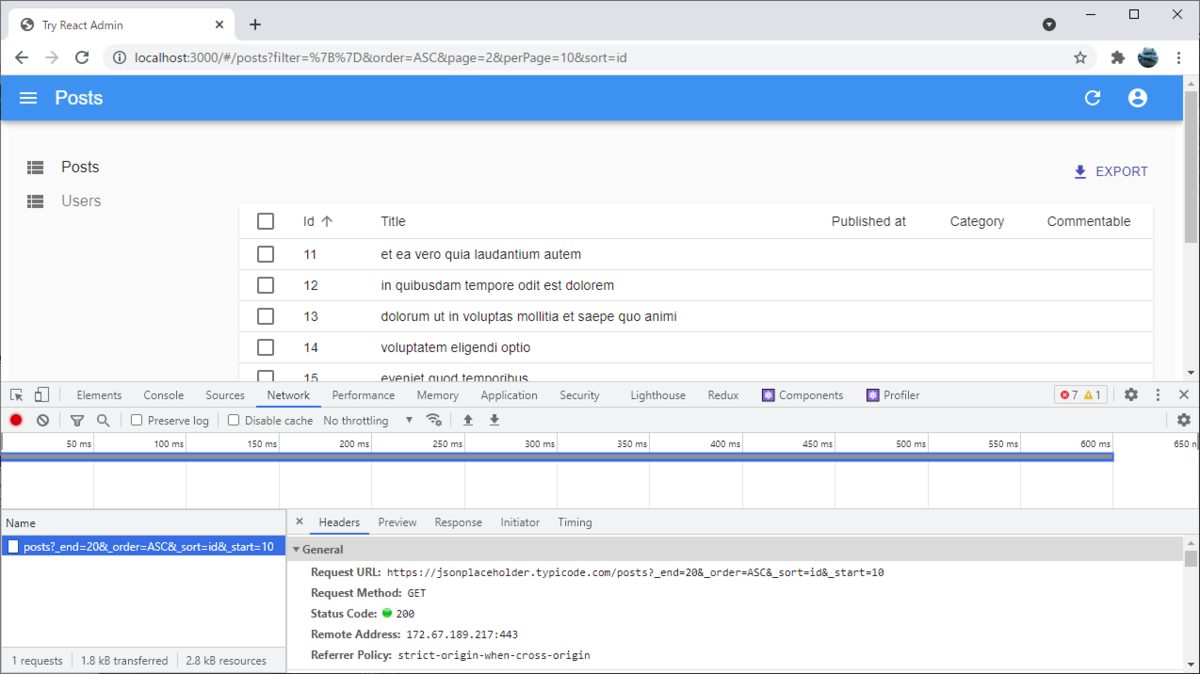 ReactAdminを試してみた - teruuuのブログ
