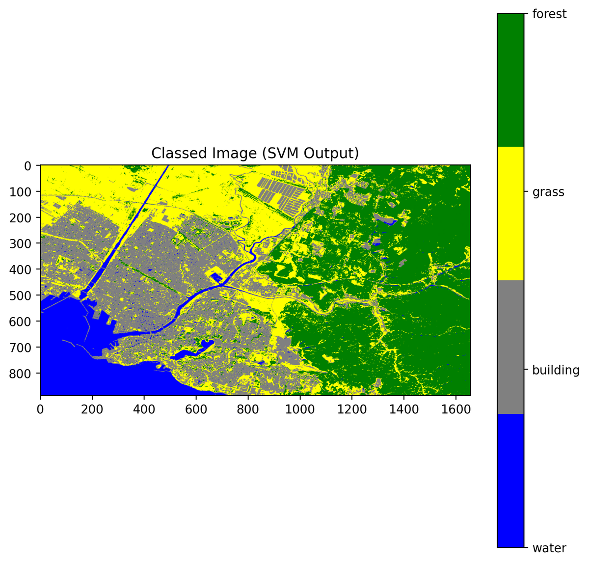 「Pythonで学ぶ衛星データ解析基礎」を読む ～第6章 衛星データ解析 手法別演習[分類編] ①SVMによる分類～ - jiku log