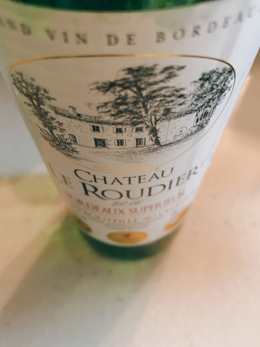 chateau le roudier 2016 ★★★☆☆ - 酒と音楽の日々