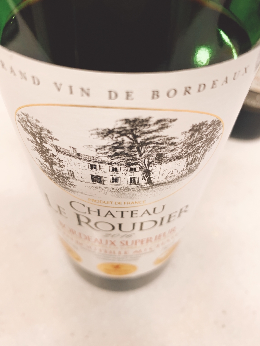 Ch. Le Roudier Bordeaux Superieur ★★★☆☆ - 酒と音楽の日々