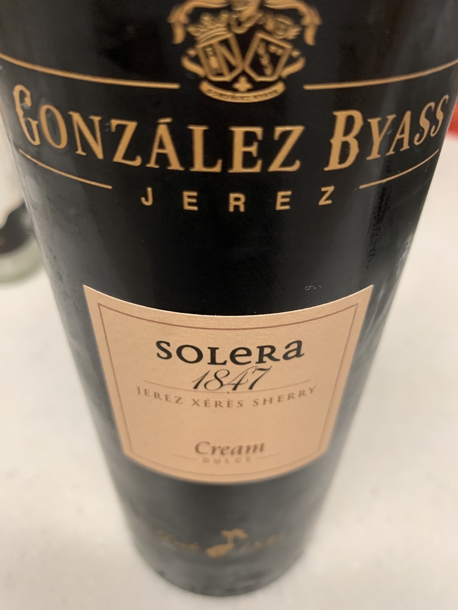 Gonzales Byass Solera 1847 Cream ★★★★☆ - 酒と音楽の日々