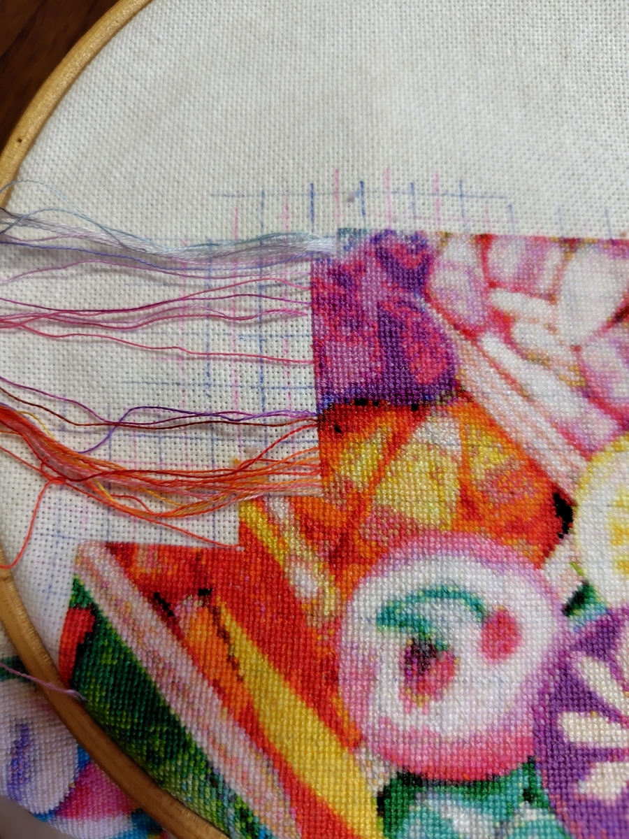 HAED進捗 #02｜Candylicios｜毎日30分を目標に刺繍中 - クロスステッチ ステッチビーイング