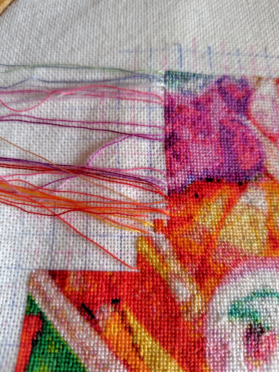 HAED進捗 #03｜Candylicios｜毎日30分を目標に刺繍中 - クロスステッチ ステッチビーイング