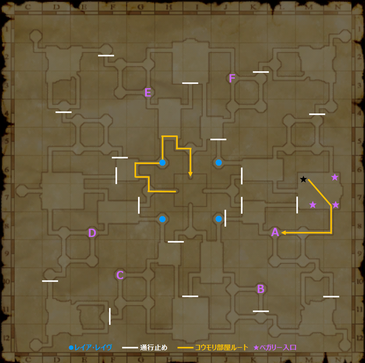 ワークスコール用マップ - FF11メモ