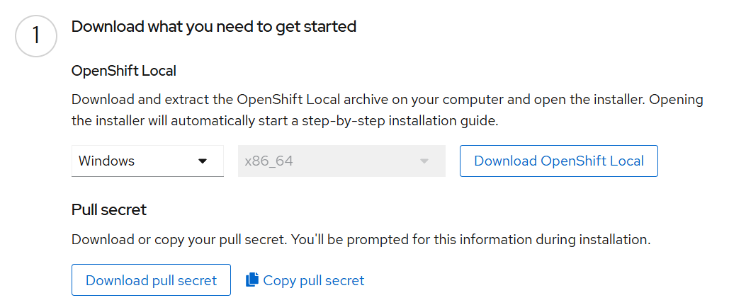 Red Had OpenShift LocalでWindows PCのローカルにOpenShiftクラスターを構築してみた ...