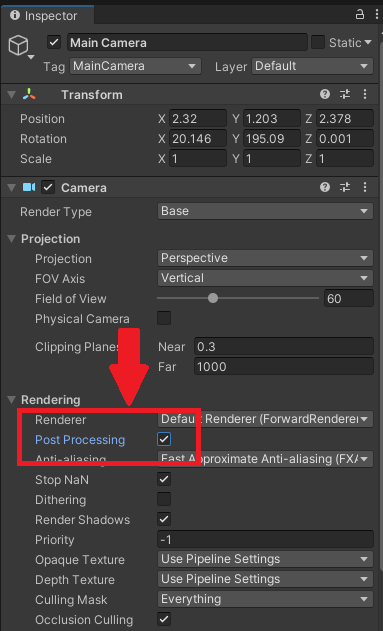 Unity : URPのPostProcessでLUTを使う - いんでぃーづ