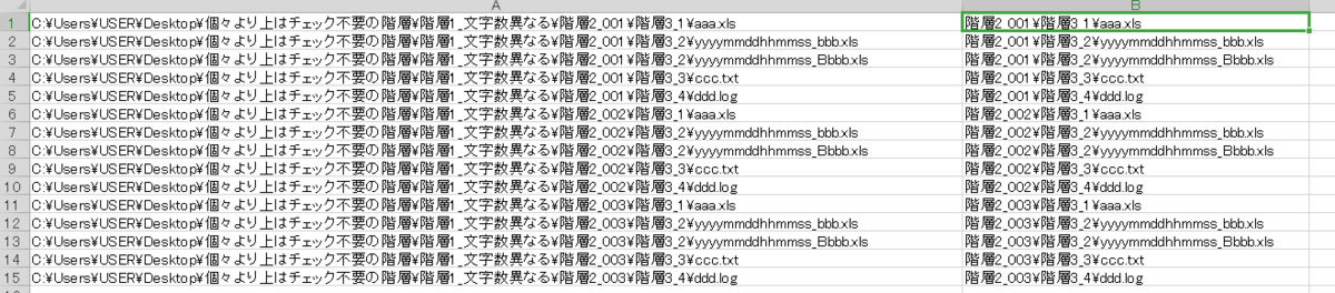 コマンドプロンプト、からのExcel ディレクトリ構成をExcelにしたかったら、treeでなくdirコマンド使うのもアリという話 - スイカ大好き