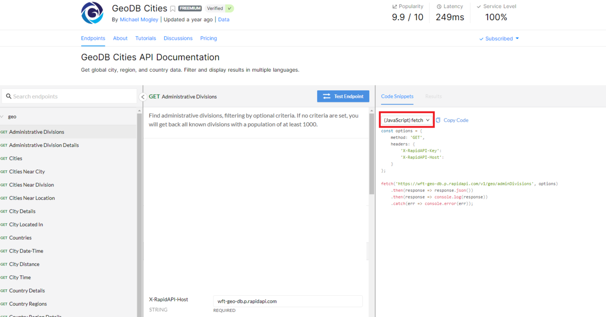 GeoDB Cities APIを使ってReactで都市の入力候補機能を実装する - uwu