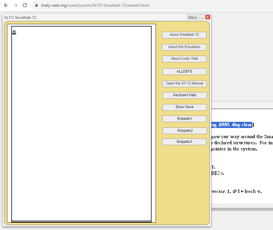 Smalltalk-72で遊ぶOOPの原点：伝説のローリングストーン誌「スペースウォー」の記事 - Smalltalkのtは小文字です