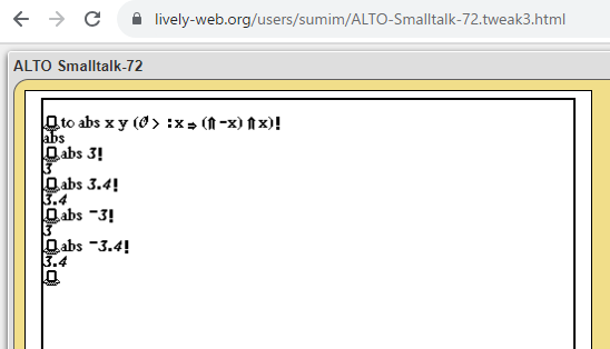 Smalltalk-72で遊ぶOOPの原点：「sqrt」を実装する（準備編） - Smalltalkのtは小文字です