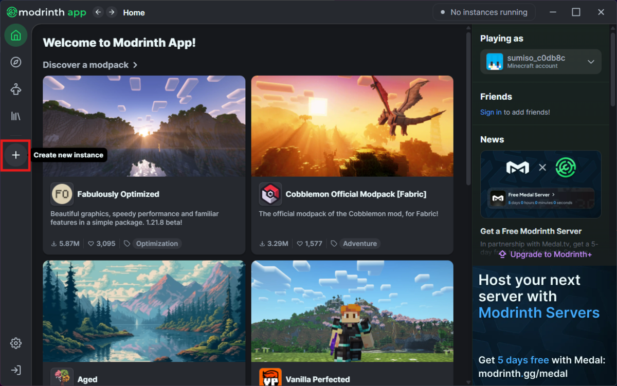 マイクラmod管理アプリ modrinth導入方法【Java版マイクラ】 - sumisoクラフト