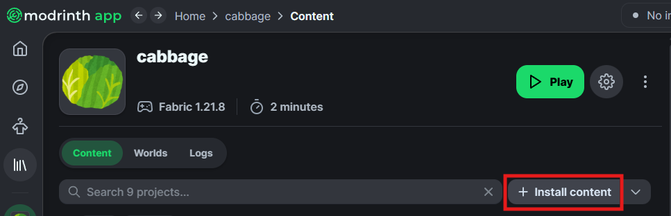 マイクラmod管理アプリ modrinth導入方法【Java版マイクラ】 - sumisoクラフト