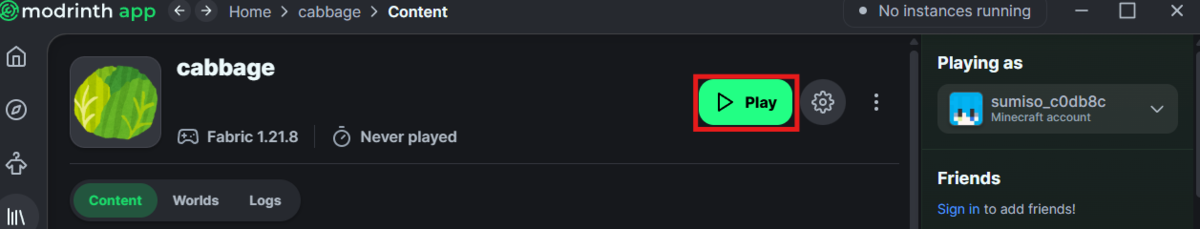 マイクラmod管理アプリ modrinth導入方法【Java版マイクラ】 - sumisoクラフト