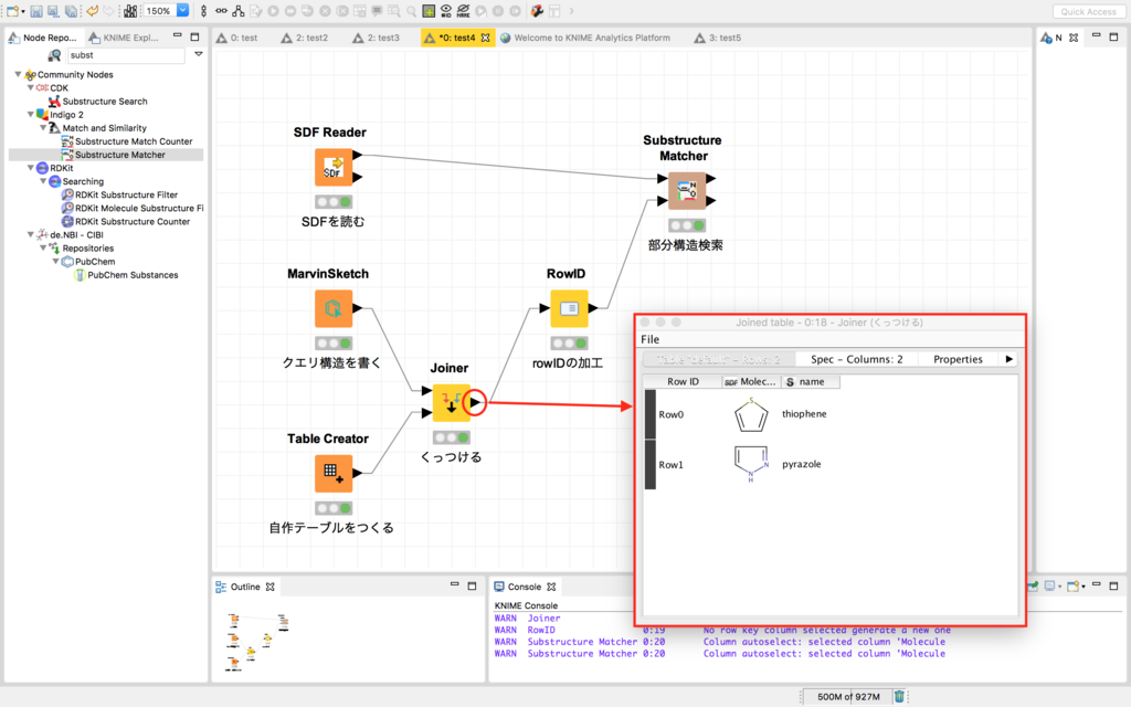 KNIMEで構造検索をしよう - 非プログラマーのためのインフォマティクス入門。（仮）