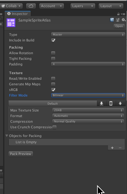 【Unity】Sprite Atlasの実装(Assetbundleにも対応) - sunagimoブログ