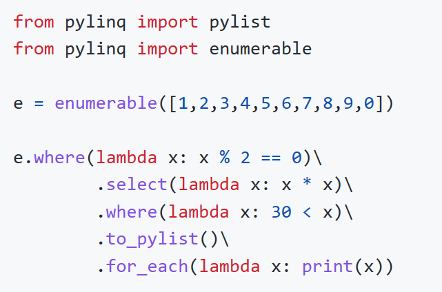 pylinq v0.0.3 - 今からでも間に合う