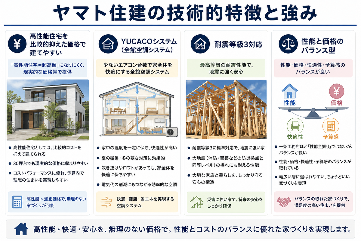 一条工務店とヤマト住建はどっちがおすすめ？断熱性能・価格・コスパを比較してみた - 大器晩成を信じて