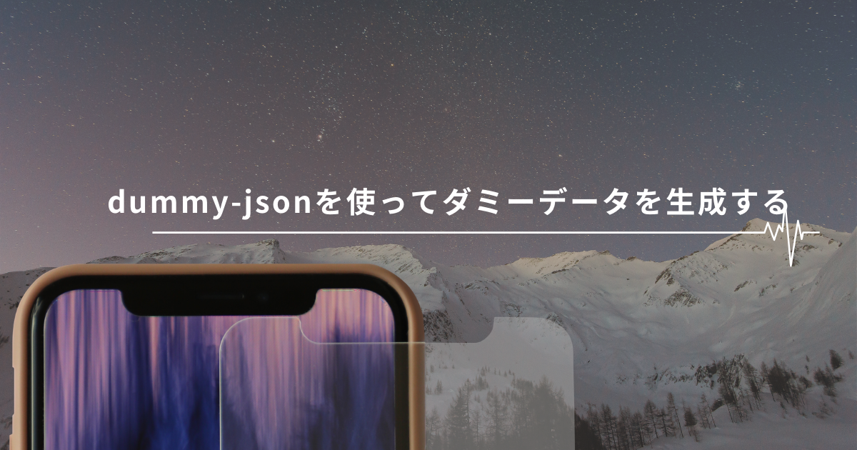Dummy json Notebook
