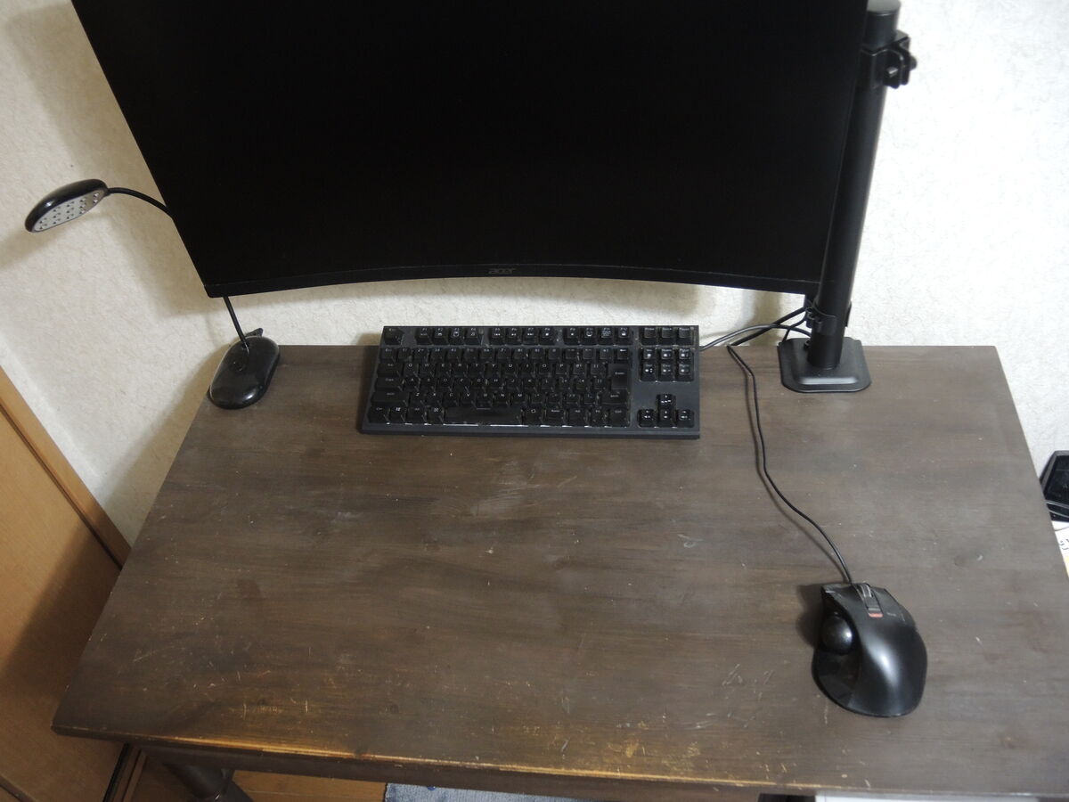 ディスプレイアームスタンドを導入 - 自分だけのカタナをつくる ～ Bike ＆DIY