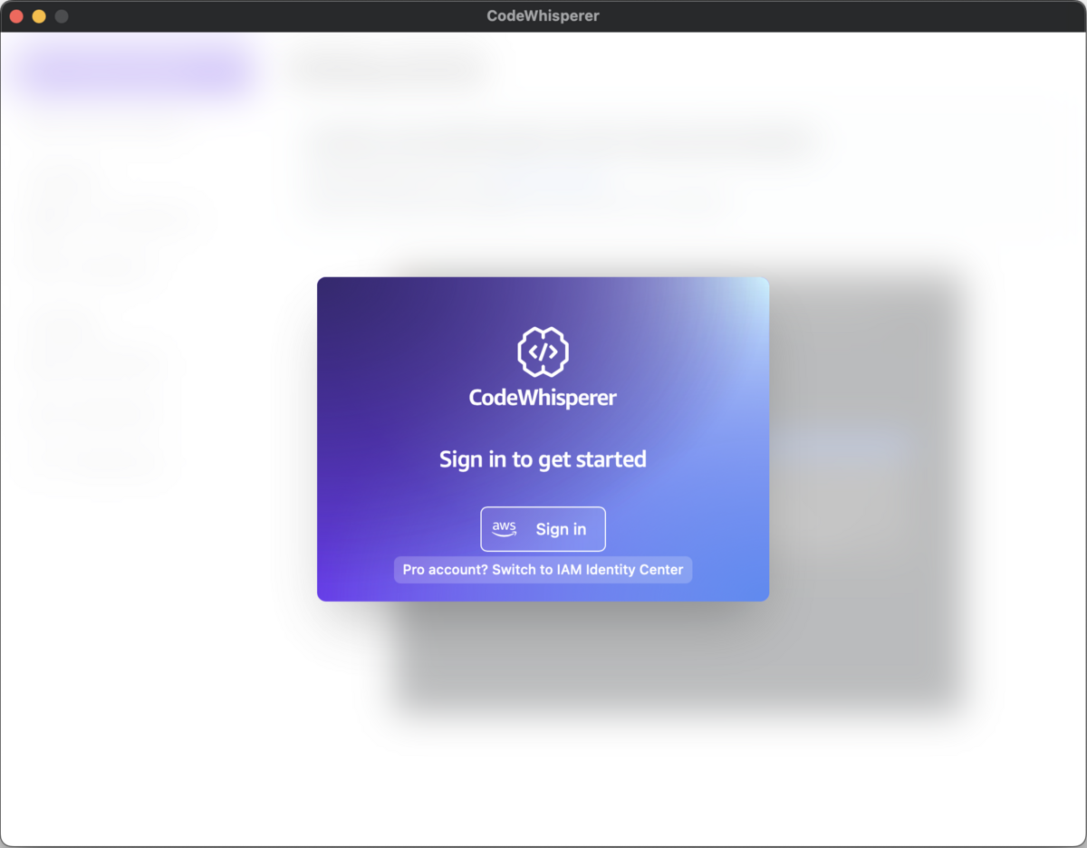 Amazon Code Whisperer を CLI から使ってみる＋ IAM Identity Center を利用した Amazon Code Whisperer の設定方法 ...