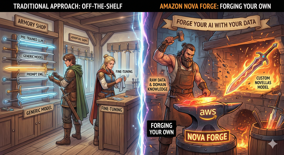 【AWS re:Invent 2025】自社専用の"フロンティアモデル"を作る時代へ。「Amazon Nova Forge」徹底解説 - サーバーワークスエンジニアブログ
